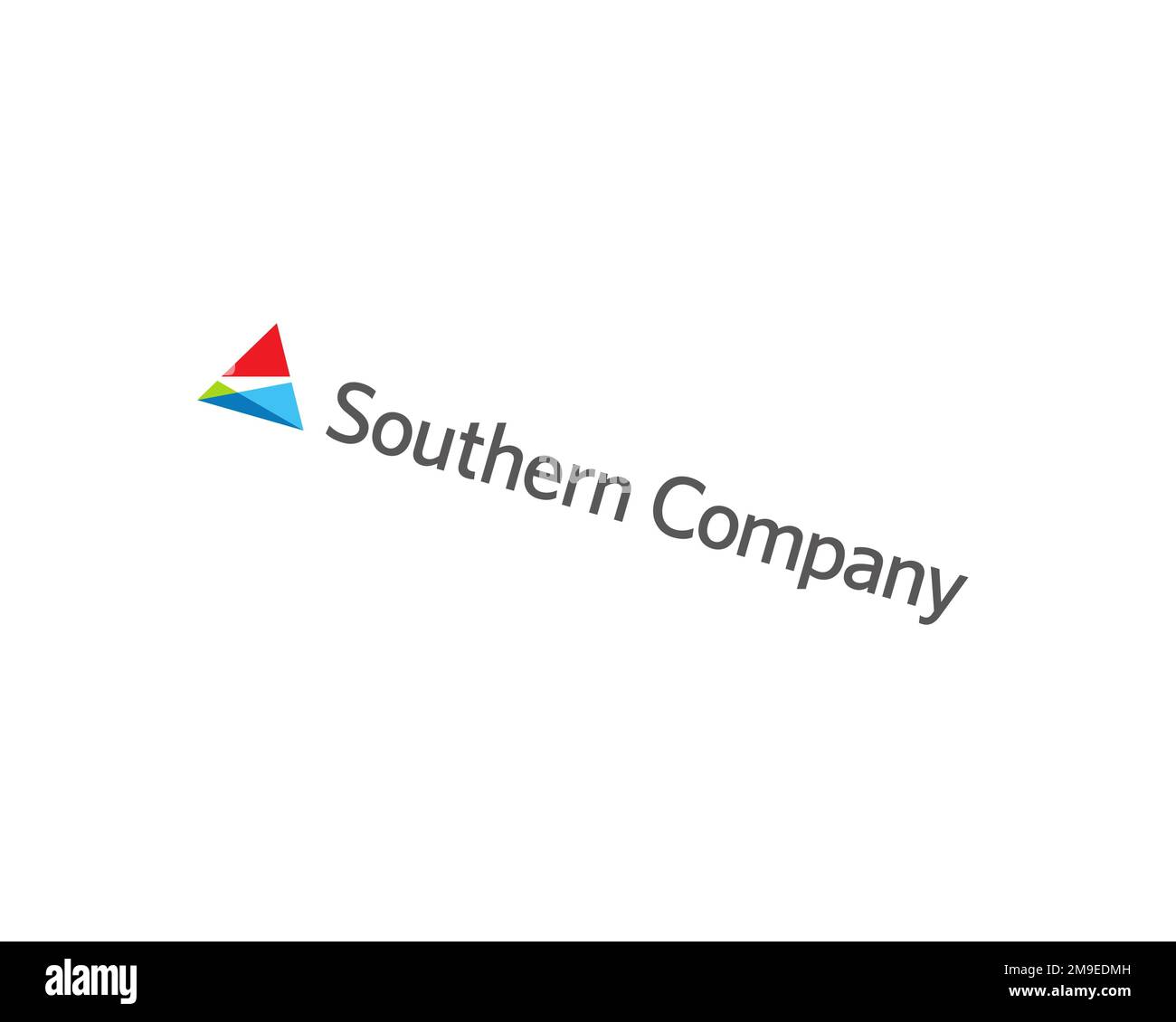 Southern Company, rotated logo, white background B Stock Photo - Alamy