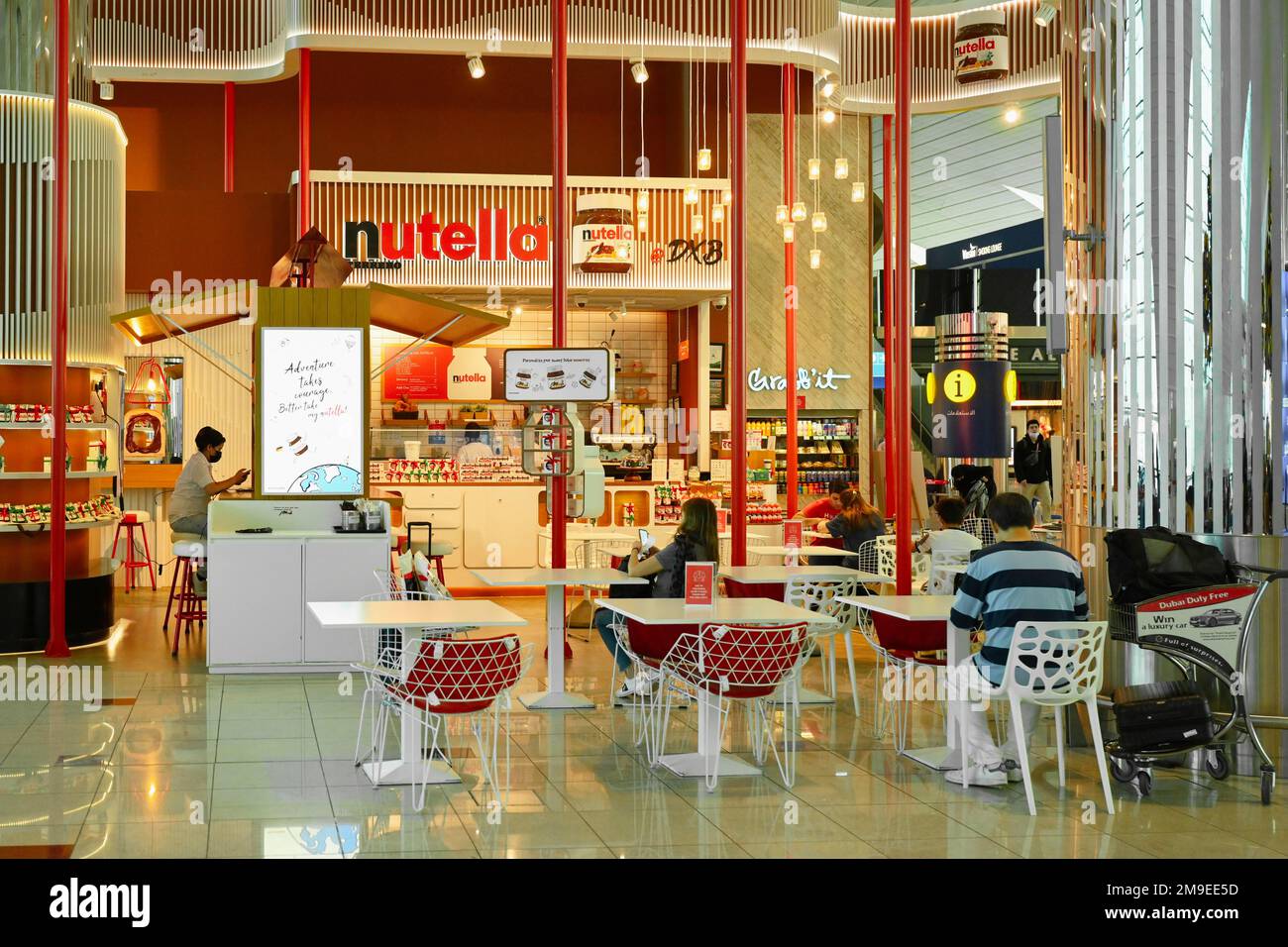 Nutella Shop, Dubai, UAE Stock Photo - Alamy