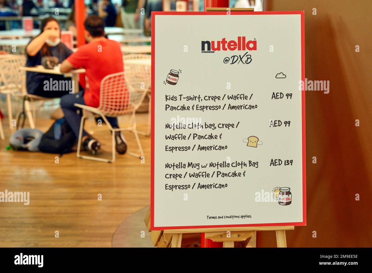 Dubai menu arabic hi-res stock photography and images - Alamy