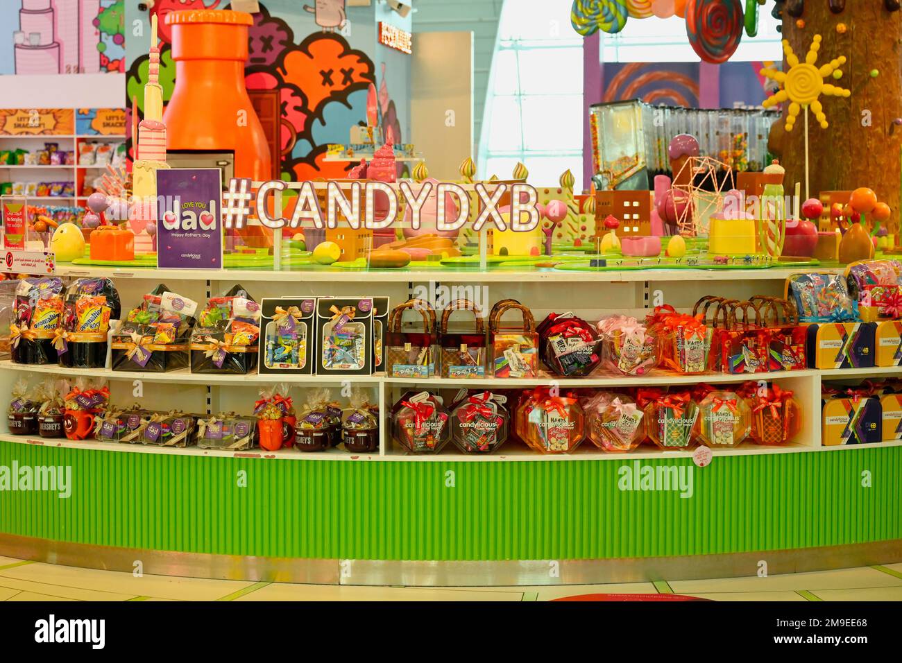 Candy Shop Sweets Stock Photo - Alamy