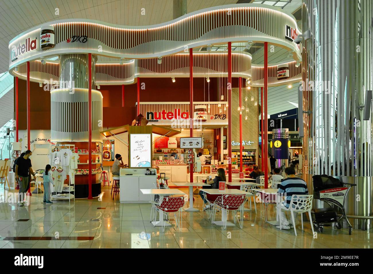 Nutella Shop, Dubai, UAE Stock Photo - Alamy