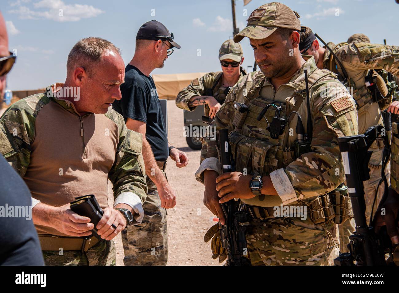 Members of the 27th Special Operations Support Squadron Opposing Forces ...