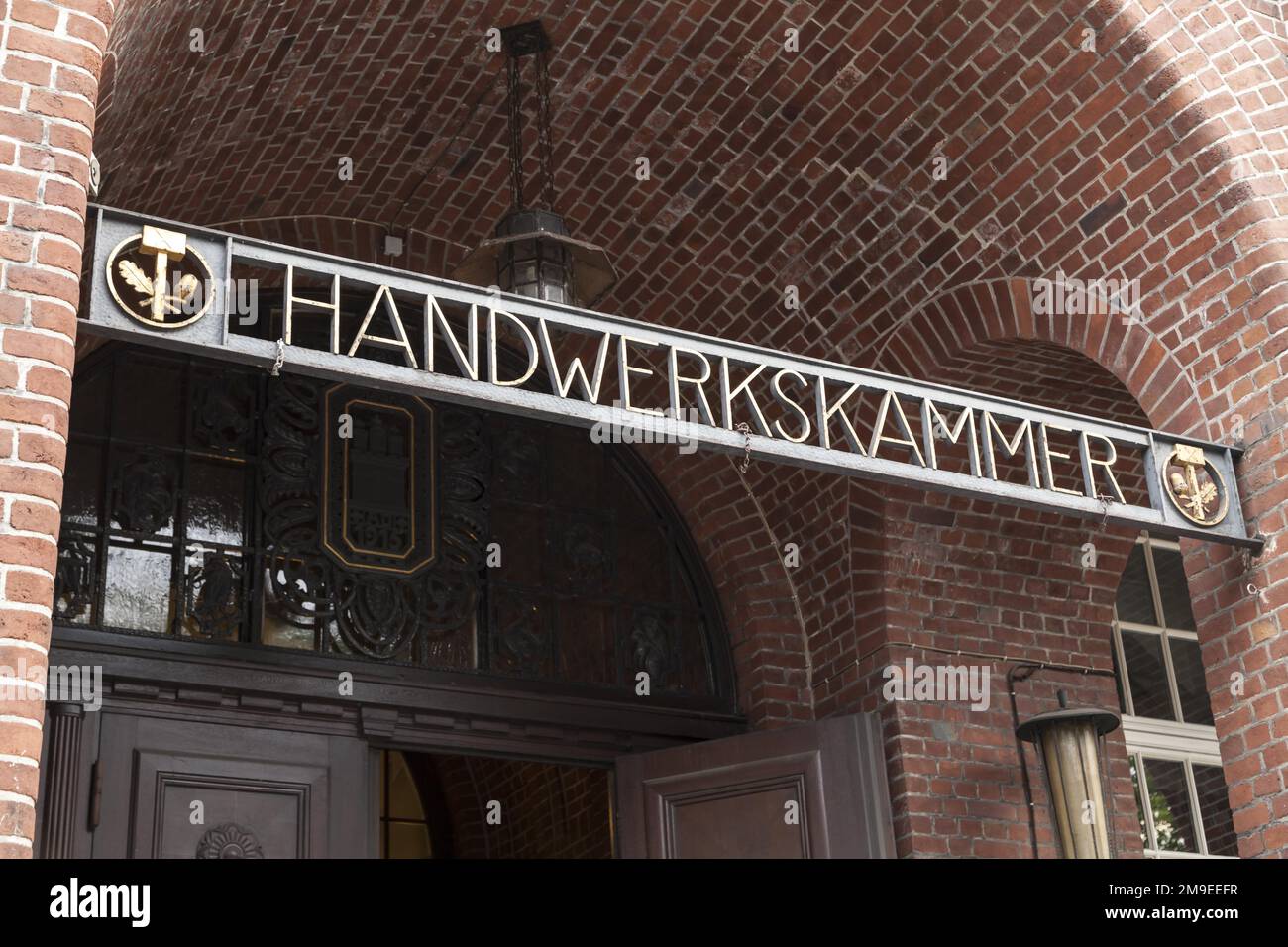 Entrance to the Chamber of Crafts, Hamburg, Germany Stock Photo - Alamy