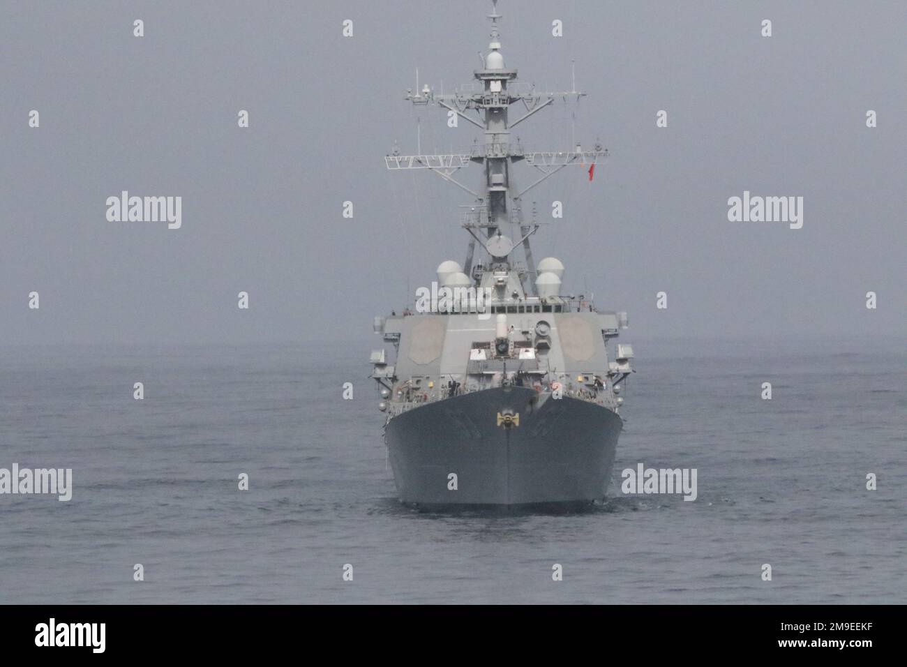 PACIFIC OCEAN (May 20th, 2022) USS Stethem (DDG 63) sails behind USS ...