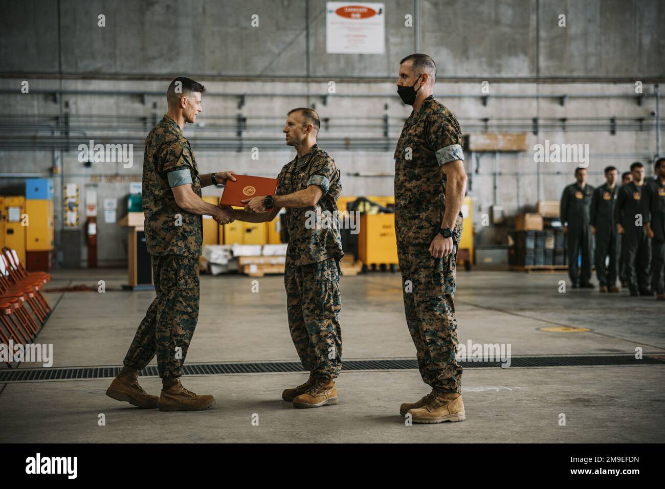 U.S. Marine Corps Col. Jeremy W. Beaven, 1st Marine Aircraft Wing chief ...