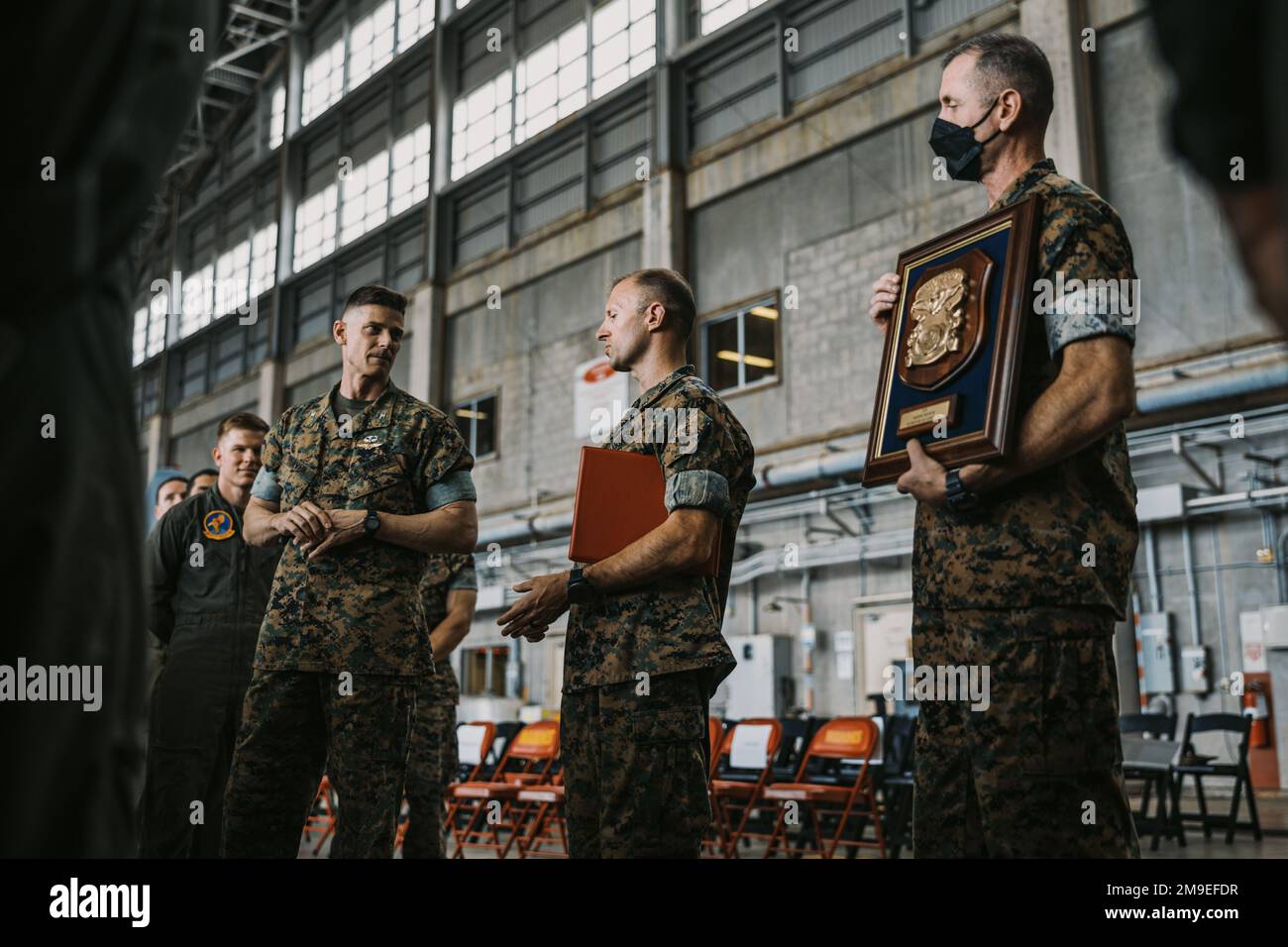 U.S. Marine Corps Col. Jeremy W. Beaven, 1st Marine Aircraft Wing chief ...