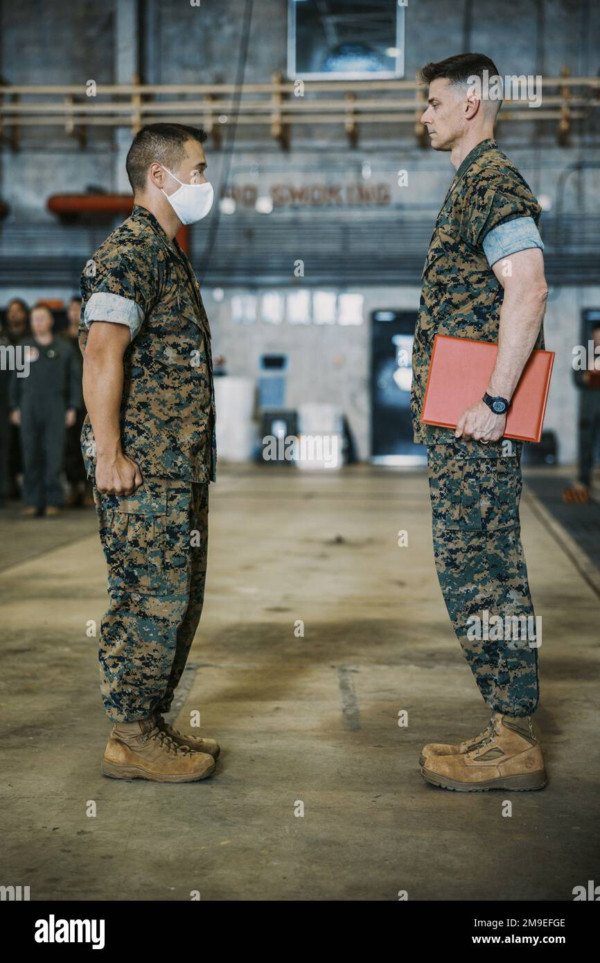 U.S. Marine Corps Col. Jeremy W. Beaven, 1st Marine Aircraft Wing chief ...