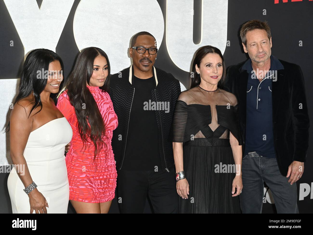 Los Angeles, USA. 17th Jan, 2023. Nia Long, Lauren London, Eddie Murphy ...