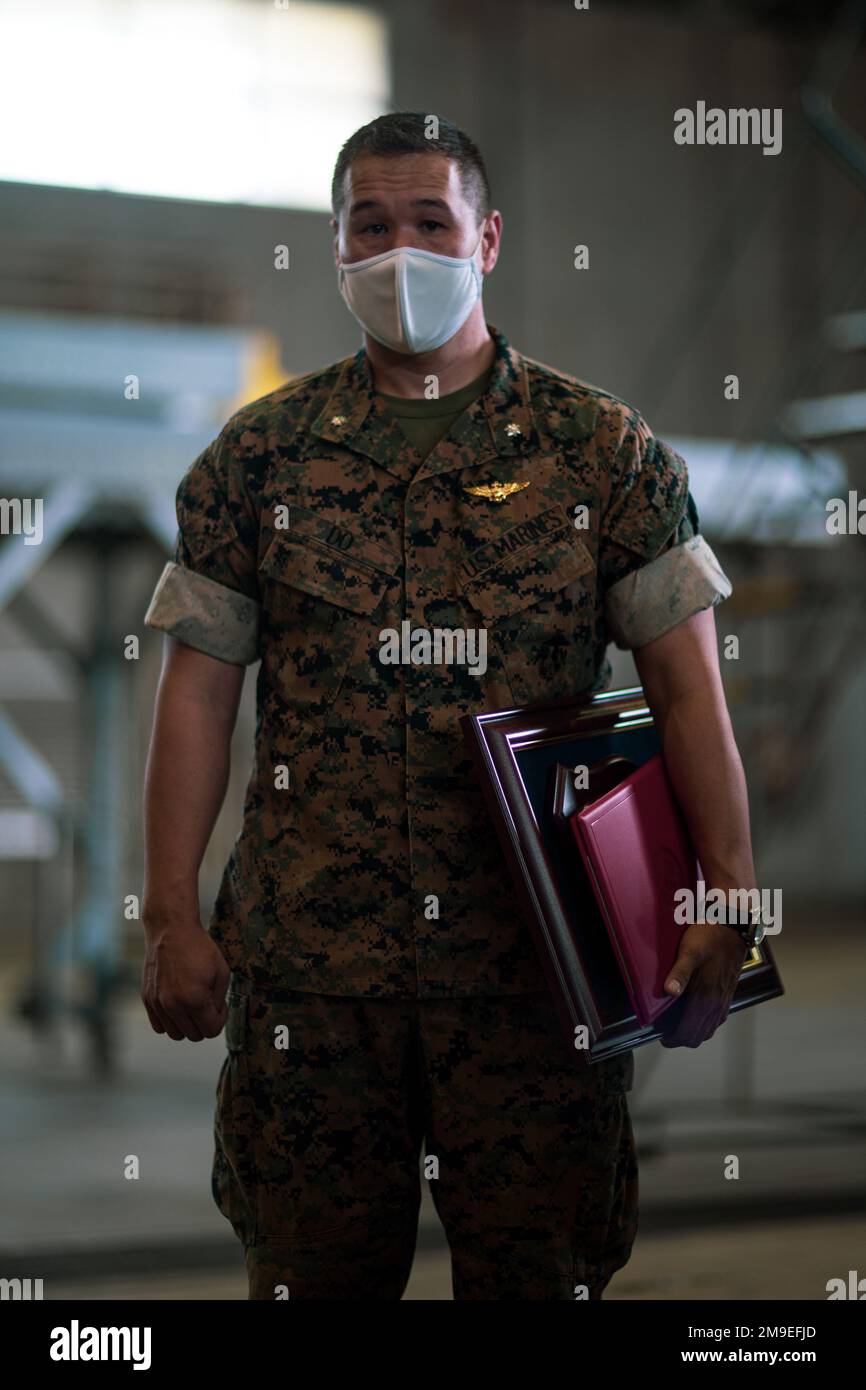 U.S. Marine Corps Col. Jeremy W. Beaven, 1st Marine Aircraft Wing chief ...