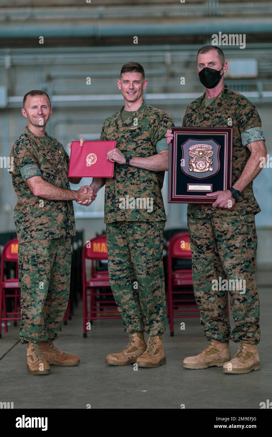U.S. Marine Corps Col. Jeremy W. Beaven, 1st Marine Aircraft Wing chief ...
