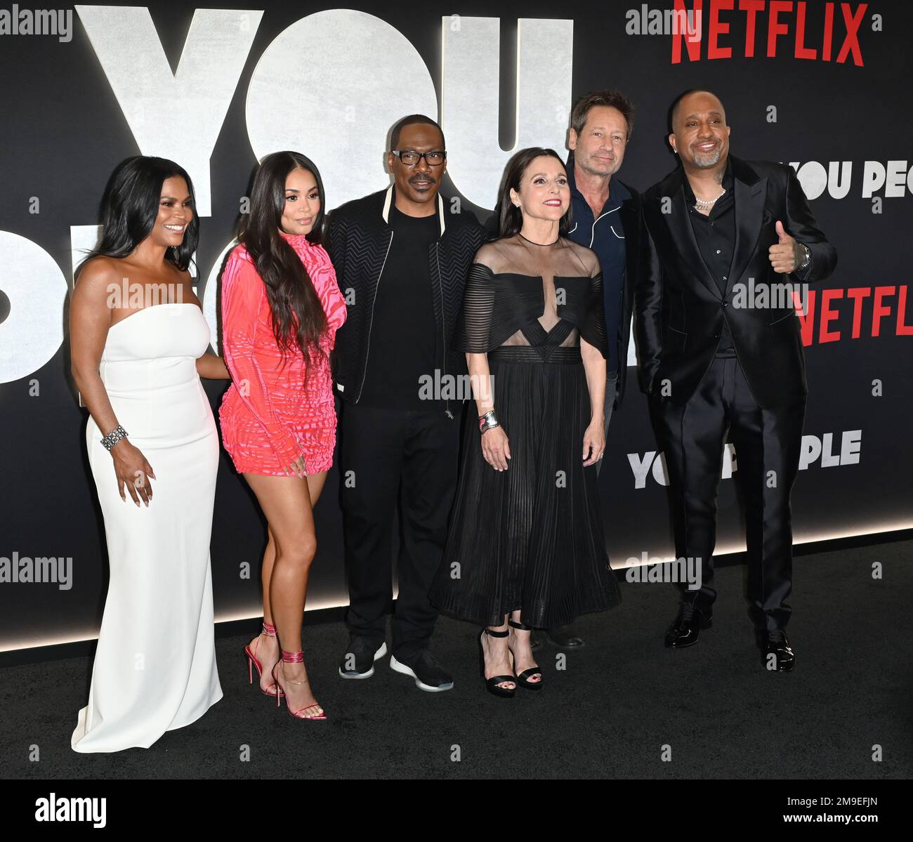 Los Angeles, USA. 17th Jan, 2023. Nia Long, Lauren London, Eddie Murphy ...