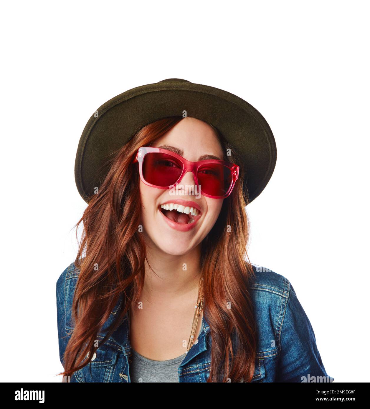 Lady with sunglasses on her head hi-res stock photography and images ...
