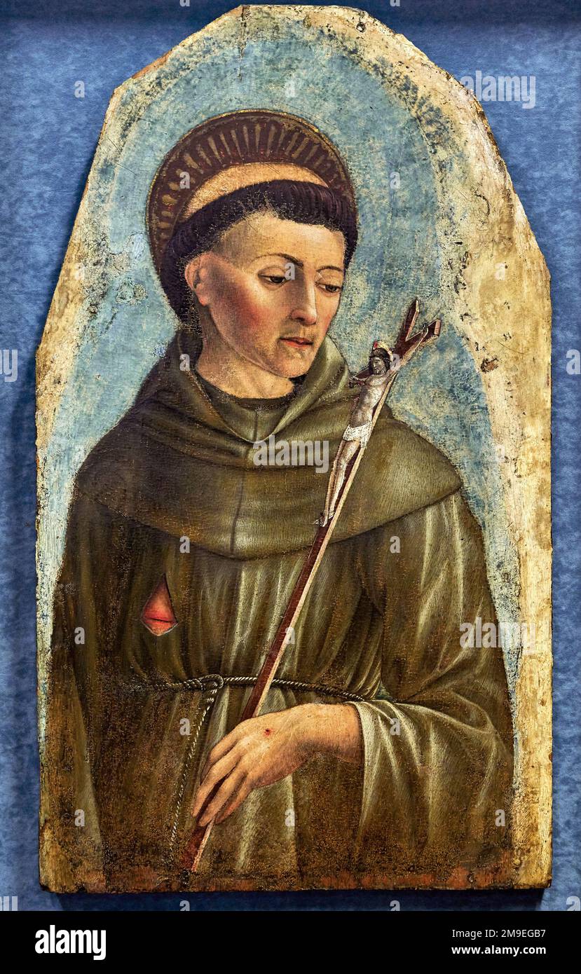 S. Francesco d’ Assisi - olio su tavola - Domenico Morone - XV secolo ...