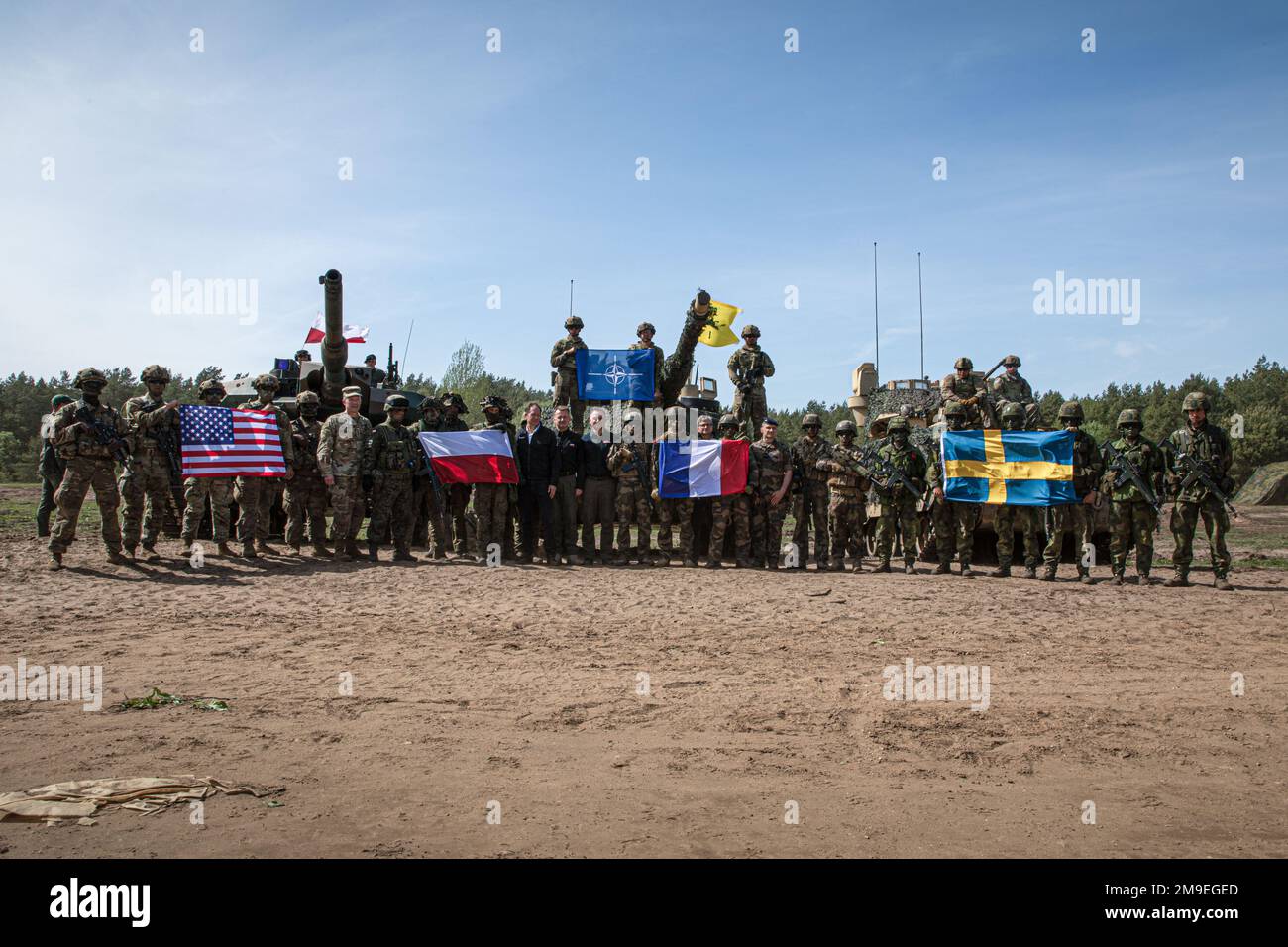 U.S. Soldiers and NATO allies complete a historic wet-gap crossing ...