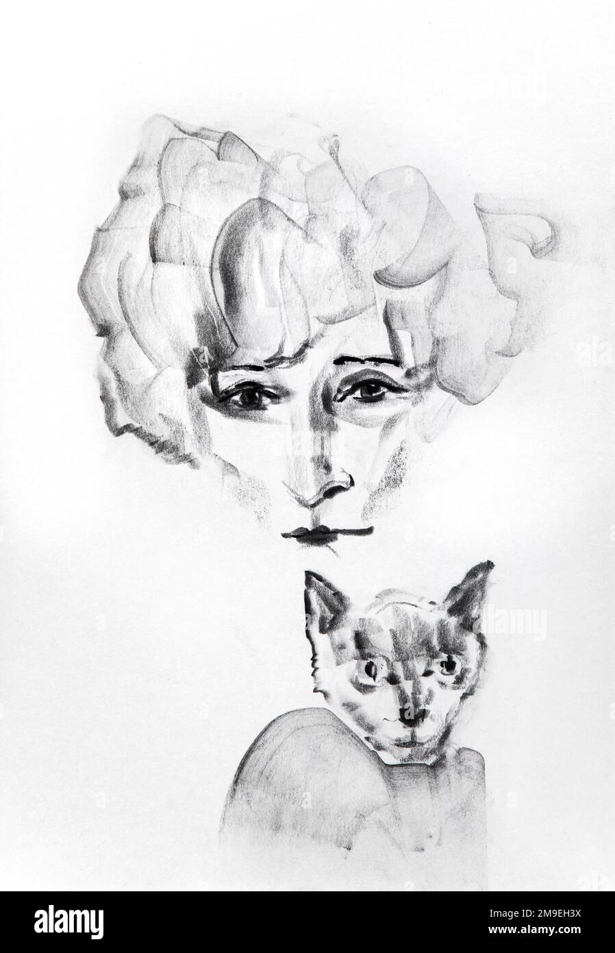 Portrait de Colette (Sidonie-Gabrielle (Sidonie Gabrielle) Colette ...