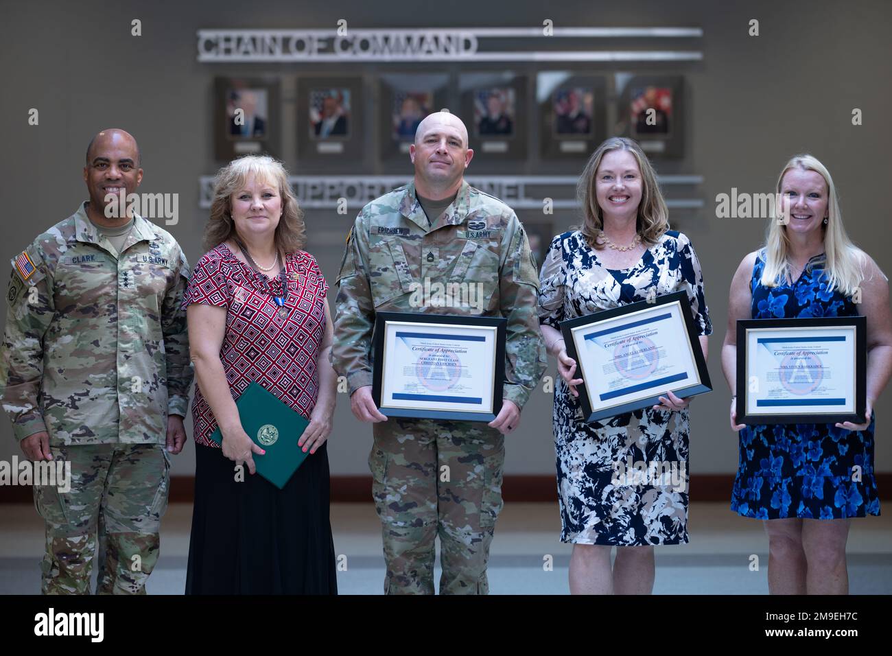 U.S. Army Central’s Commanding General, Lt. Gen. Ronald Clark, poses ...