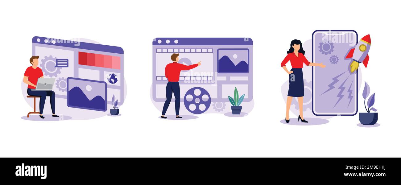 Motion graphics pack Stock Vector Images - Alamy