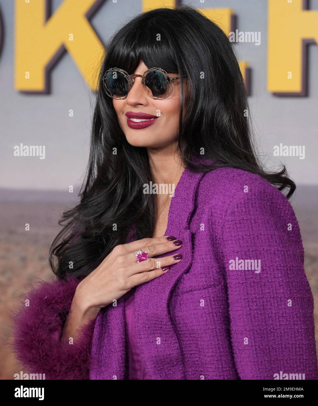 Los Angeles, USA. 17th Jan, 2023. Jameela Jamil arrives at the Peacock ...