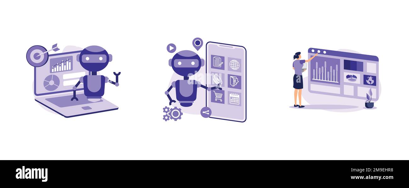 Artificial intelligence for business. AI-powered marketing tool, AI in ...