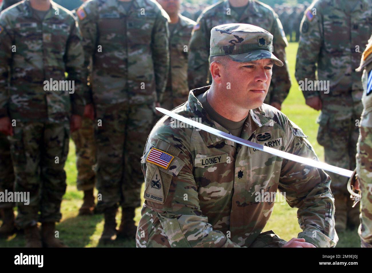 Col. Terry R. Tillis, right, commander of the "Spartan Brigade," 2nd ...