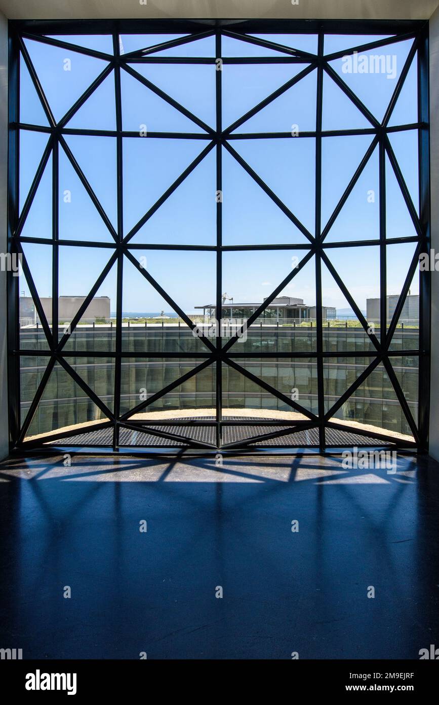 A view from the roof of the Zeitz Museum of Contemporary Art Africa in ...