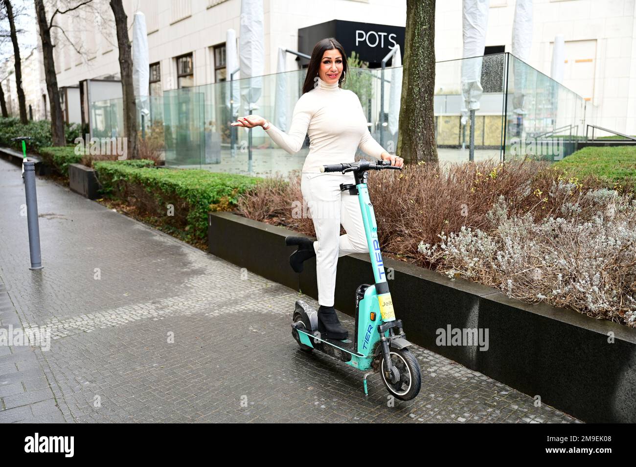 Bozena Mainas beim Mates Date Influencer Event auf der Berlin Fashion ...