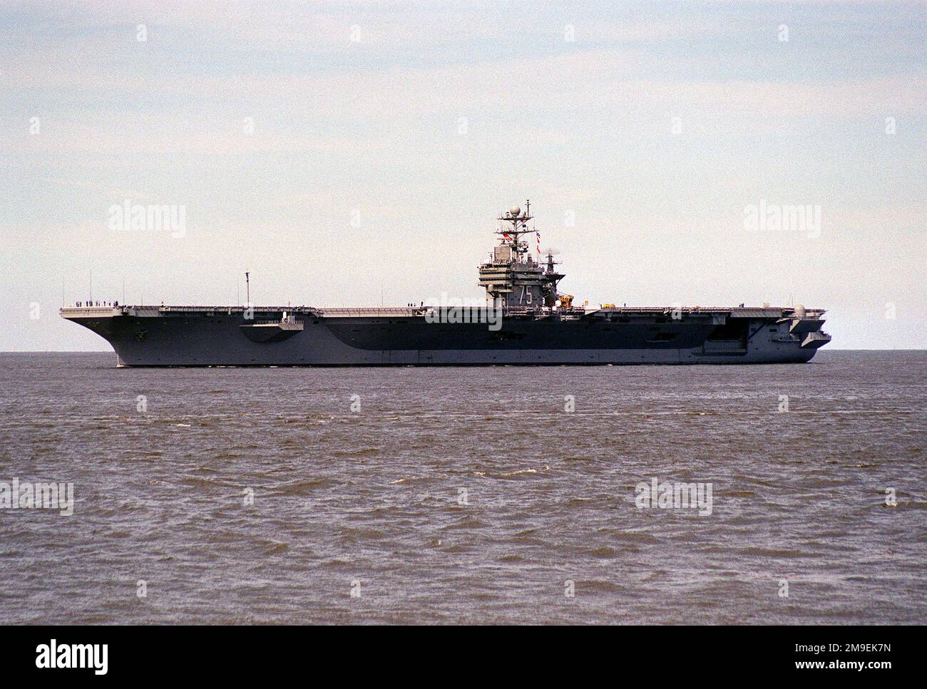 Va nimitz class aircraft carrier uss harry s truman cvn 75 hi-res stock ...