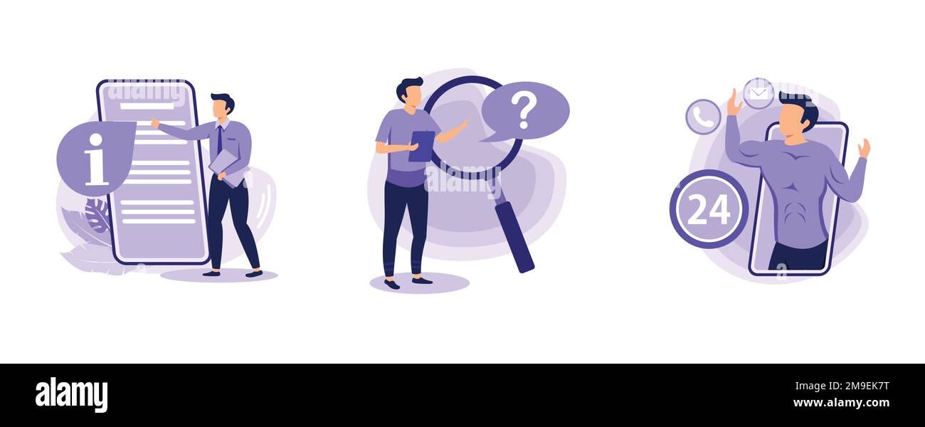 Website menu bar. Guides, FAQ and support landing page sections ...