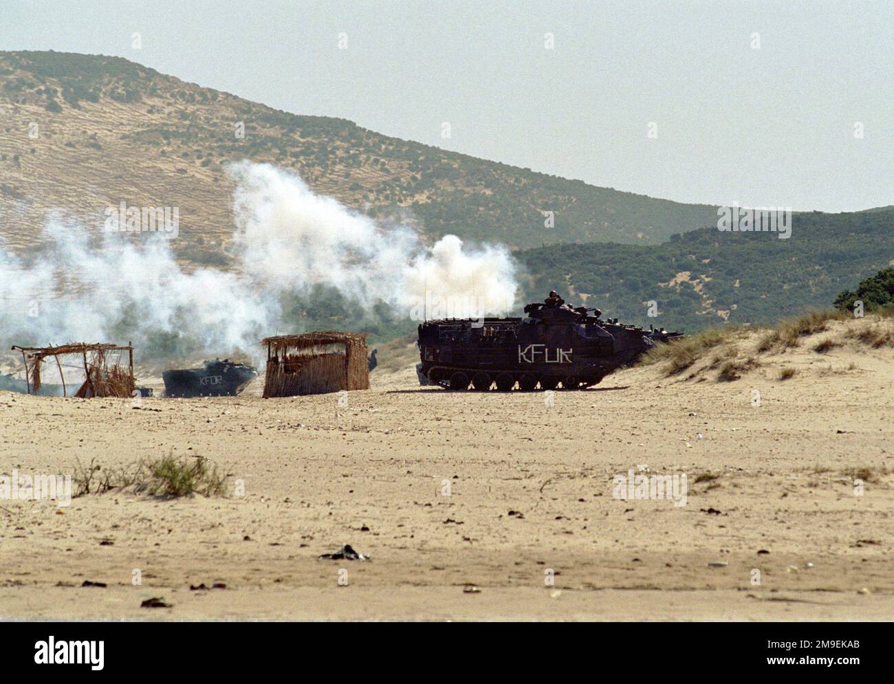 Amphibious Assault Vehicles (AAV) from the 26th Marine Expeditionary ...