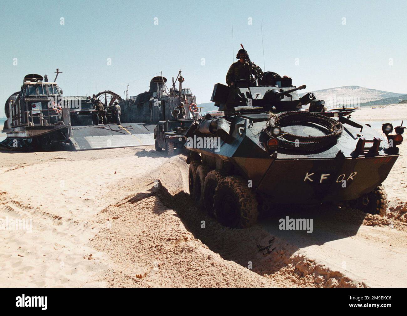Vehicles from Delta Company, Light Armored Reconnaissance, like this ...