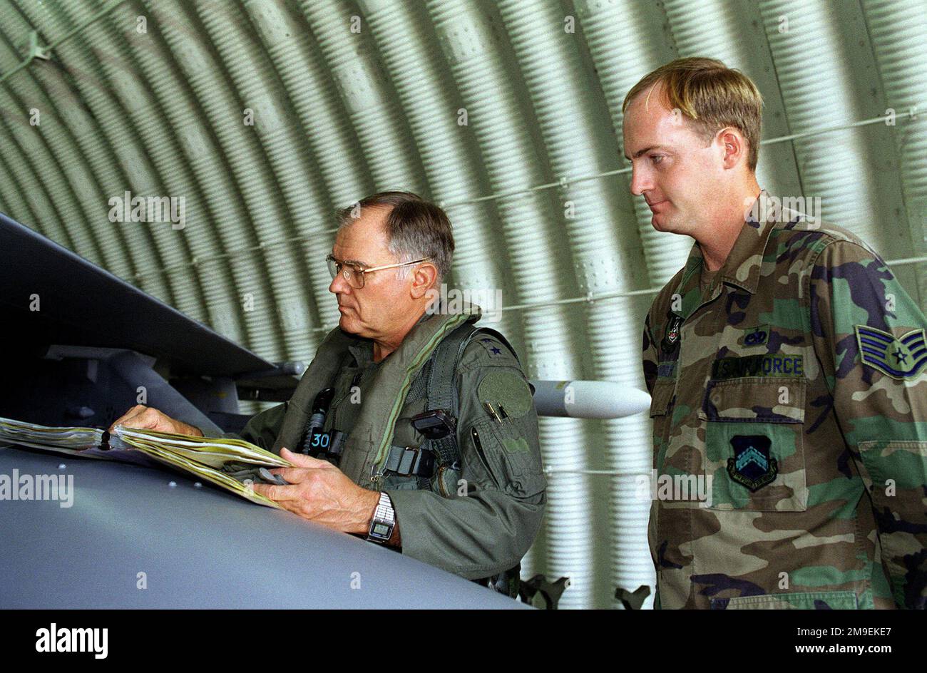 On his final flight, 7th Air Force Commander, LGEN Joseph Hurd looks ...