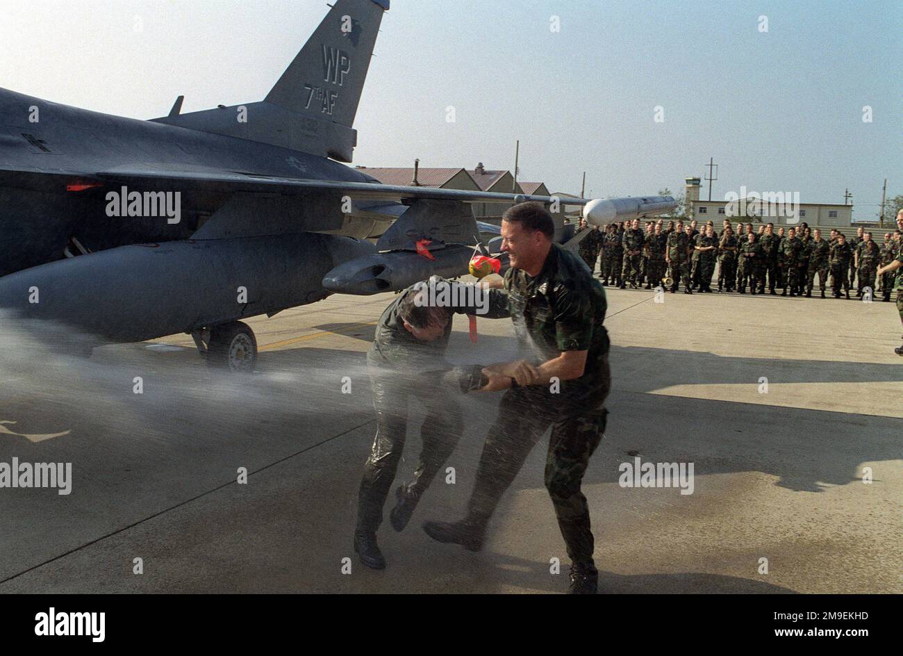 Col Gary North Right Commander 8th Fighter Wing Kunsan Air Base