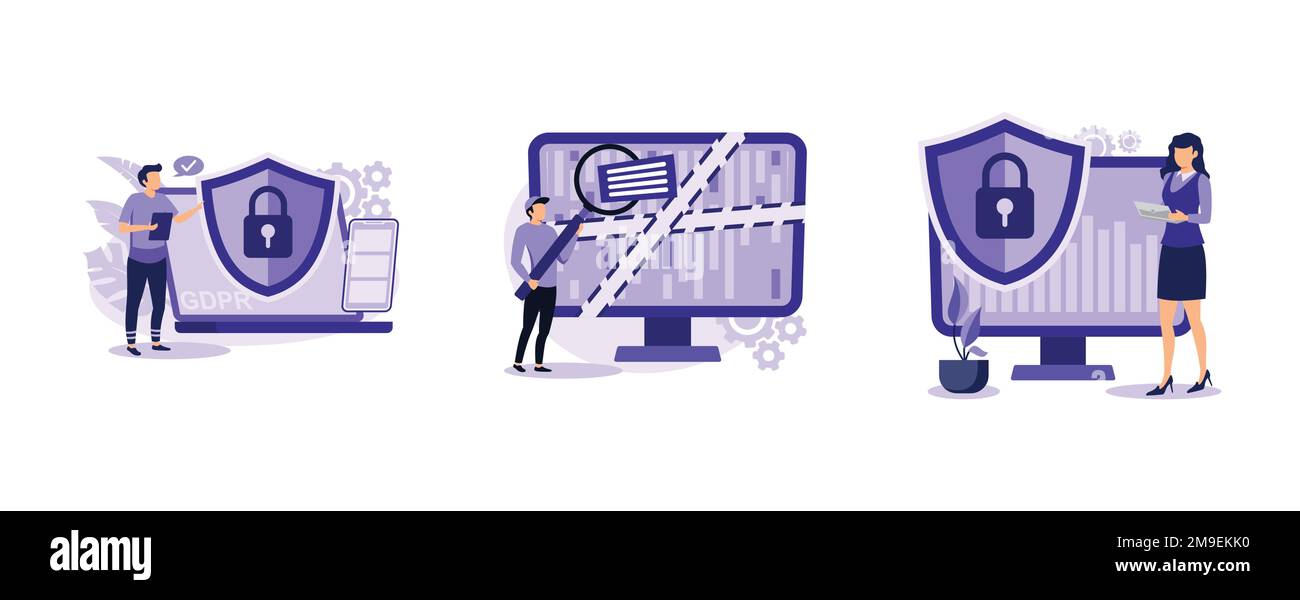 Cyber forensics vector vectors hi-res stock photography and images - Alamy