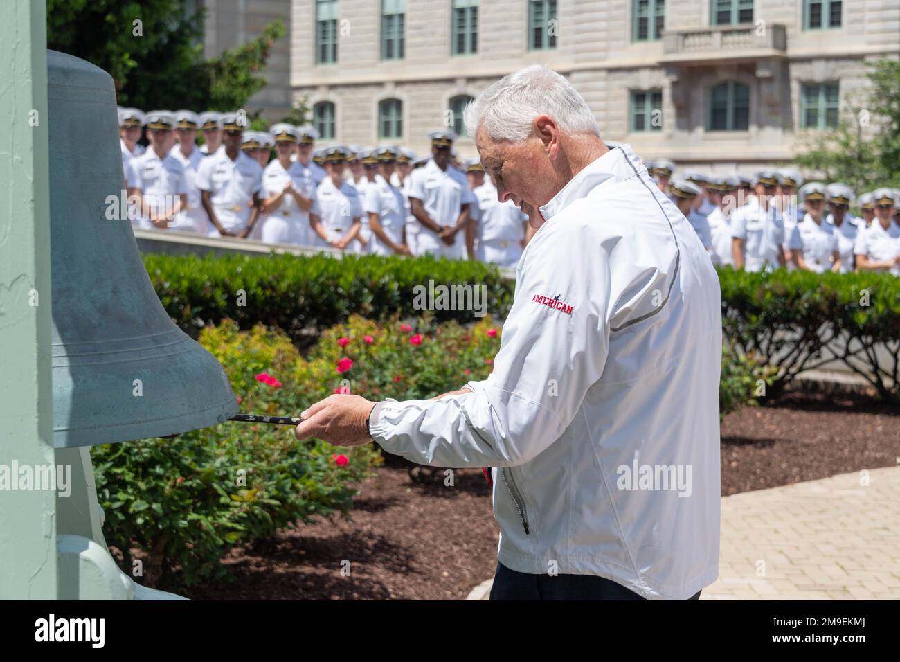 ANNAPOLIS, Md. (May 19, 2022) U.S. Naval Academy athletic director Chet ...
