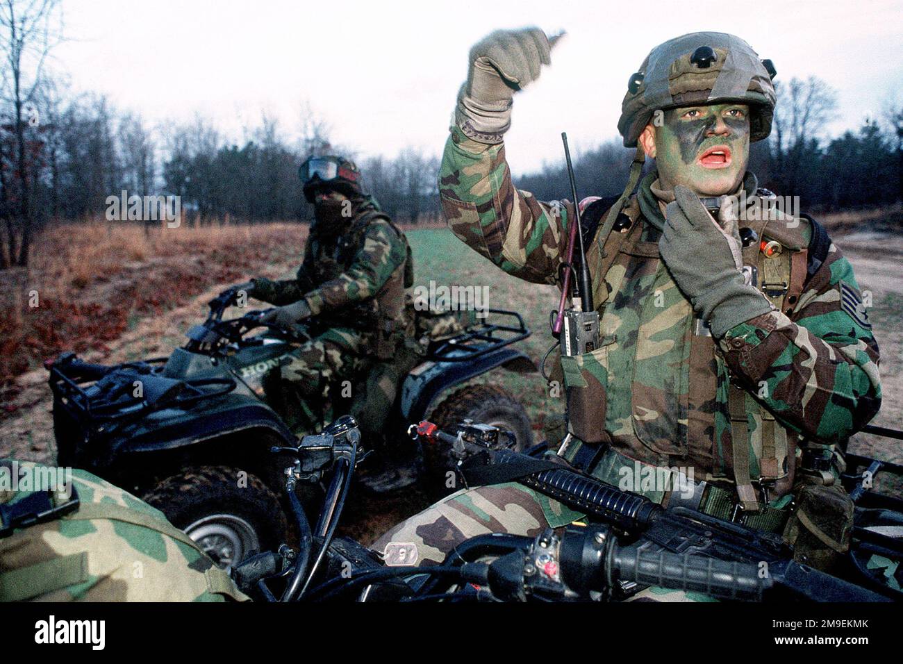 The action is hot and heavy as US Air Force STAFF Sergeant Mark Cobb ...