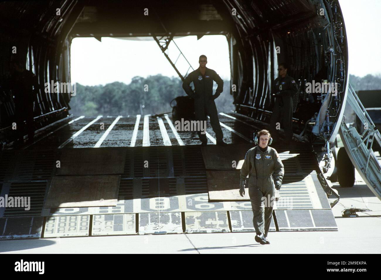 A C-5 Galaxy from the 349th Air Mobility Wing, Travis Air Force Base ...