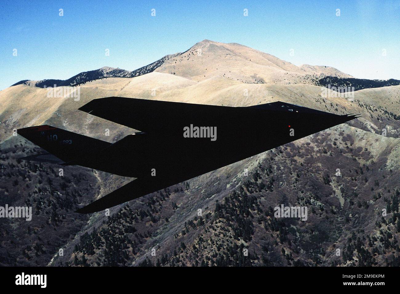 An F-117A Nighthawk stealth fighter from the 49th Fighter Wing, 9th ...