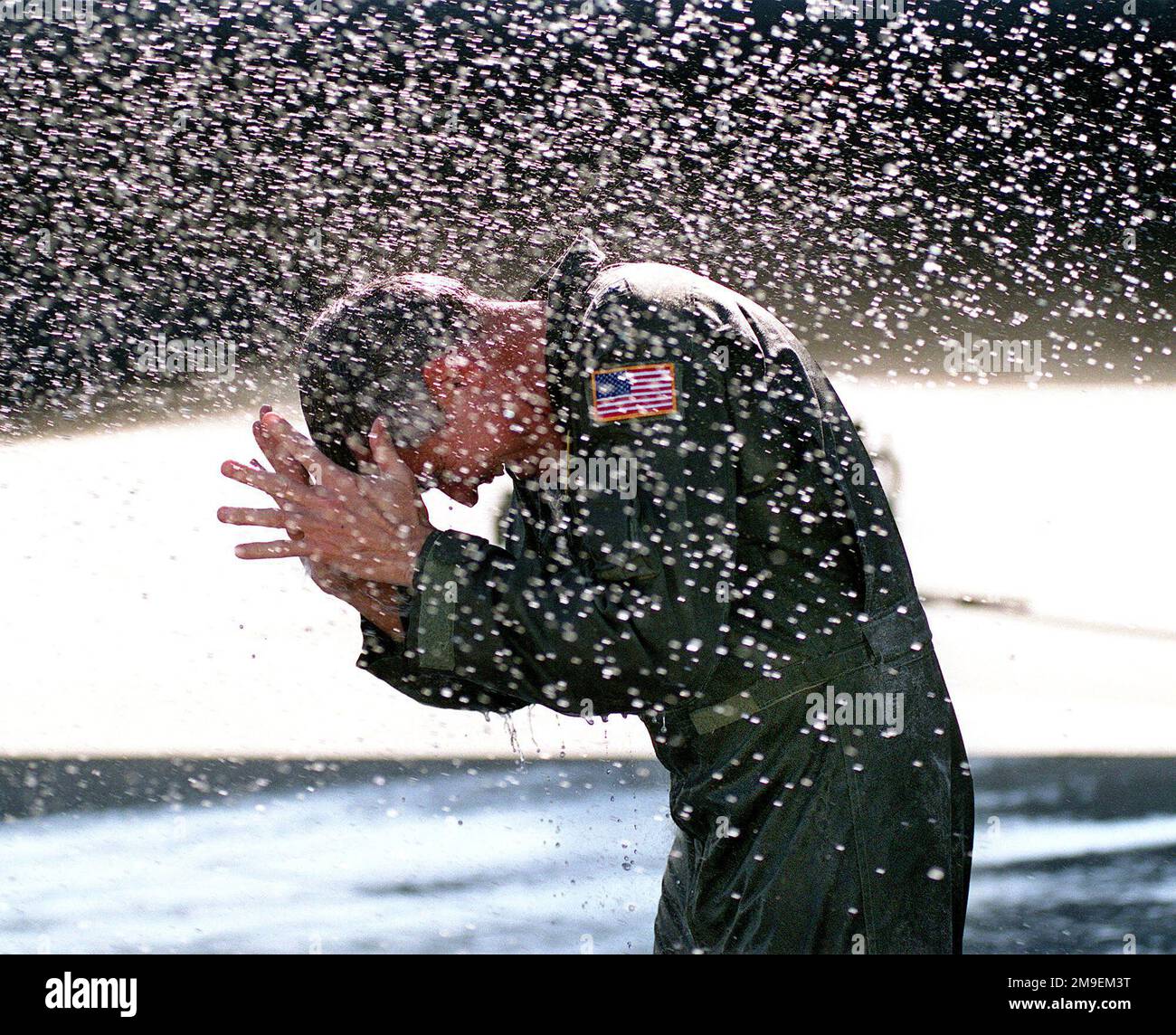 Medium shot, side view, Brigadier General Steven A. Roser, USAF ...