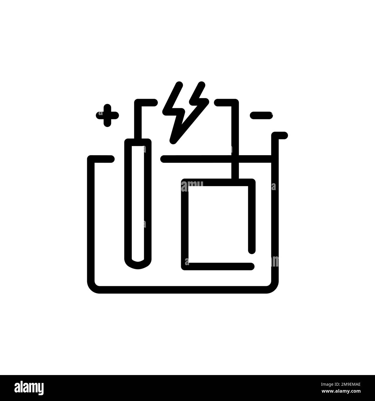 Galvanization olor line icon. Metal work. Pictogram for web page Stock ...