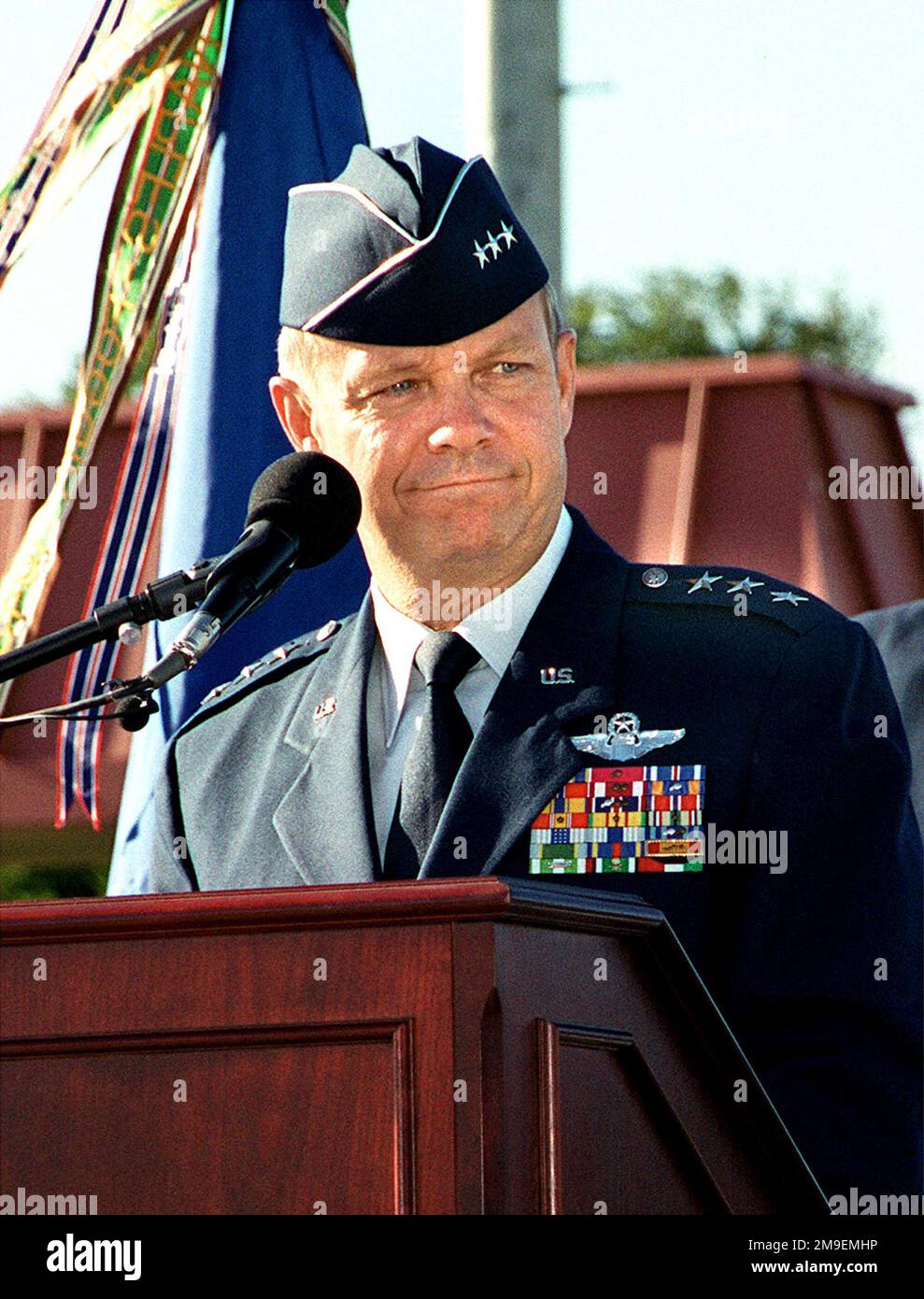 US Air Force Lieutenant General Walter Hogle, the new 15th Air Force ...