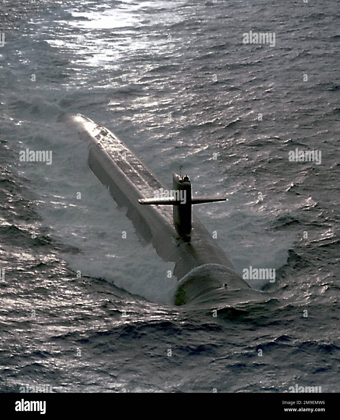 The U.S. Navy's nuclear ballistic submarine USS MAINE (SSBN-741) one of ...