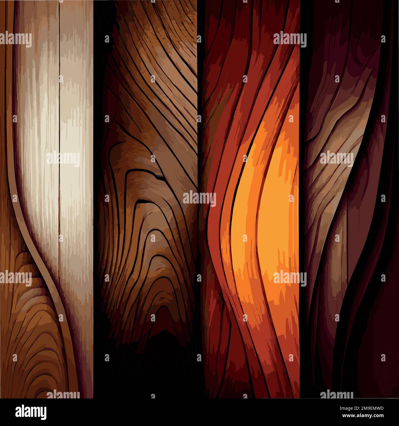 Realistic wood texture plank background, fiber texture pattern - Vector ...