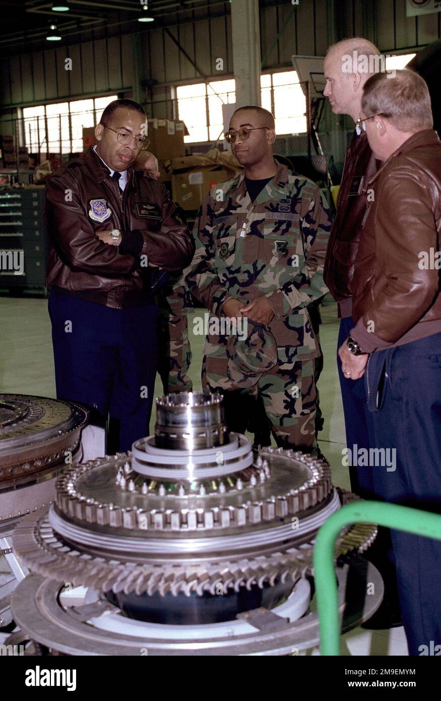 In the Jet Engine Shop at Dover Air Force Base, Delaware, US AIr Force ...