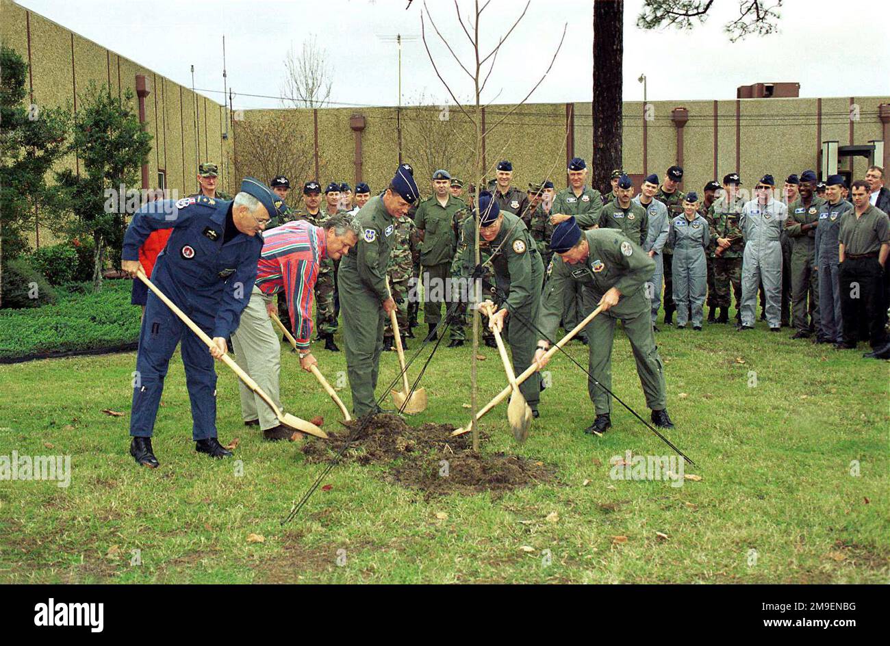 (Right to left) USAF Colonel Ted Kraemer, Southeast Air Defense Sector ...