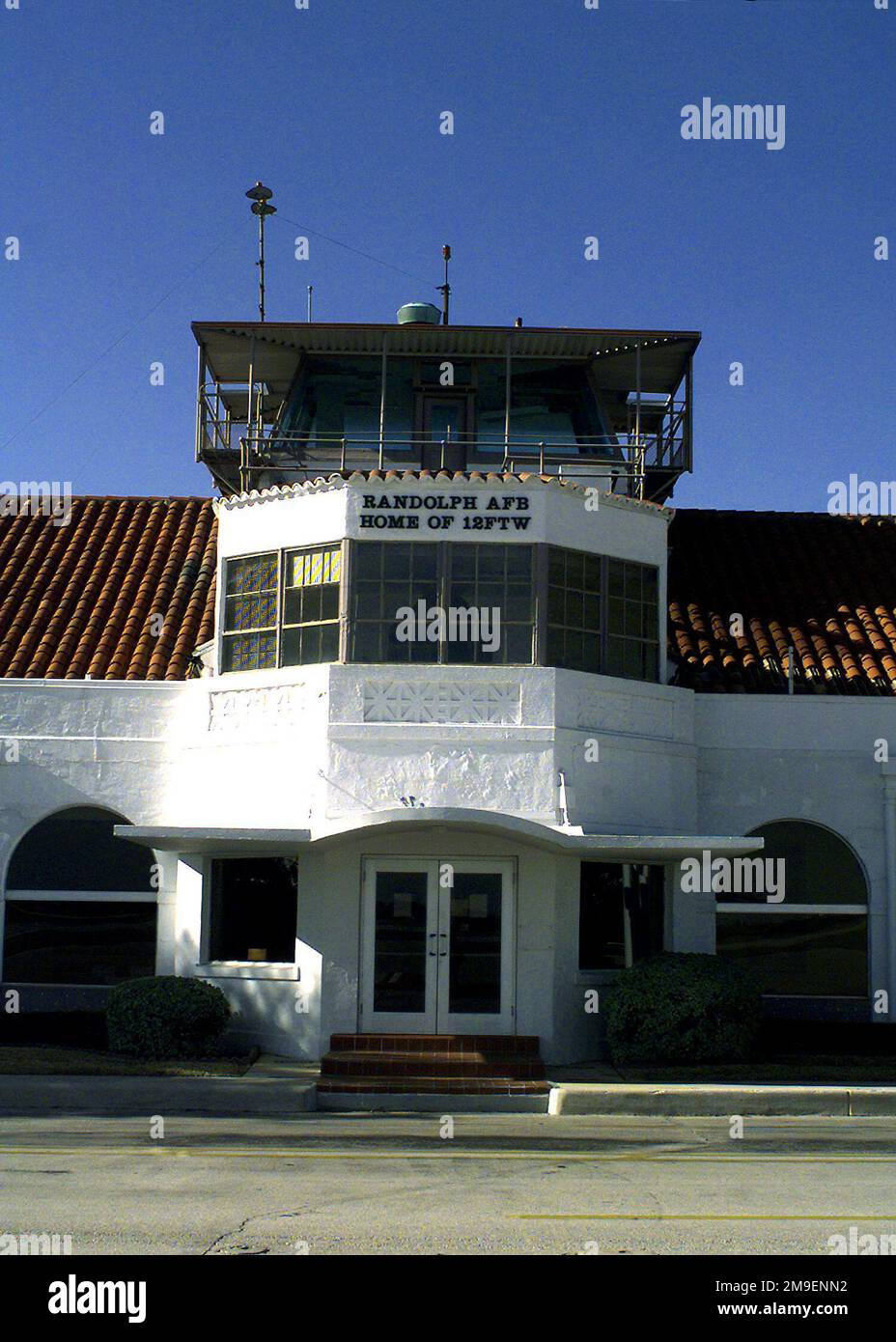 The 12th Flying Training Wing, Randolph Air Force Base, Texas, Base Operations Building, on 5th ...