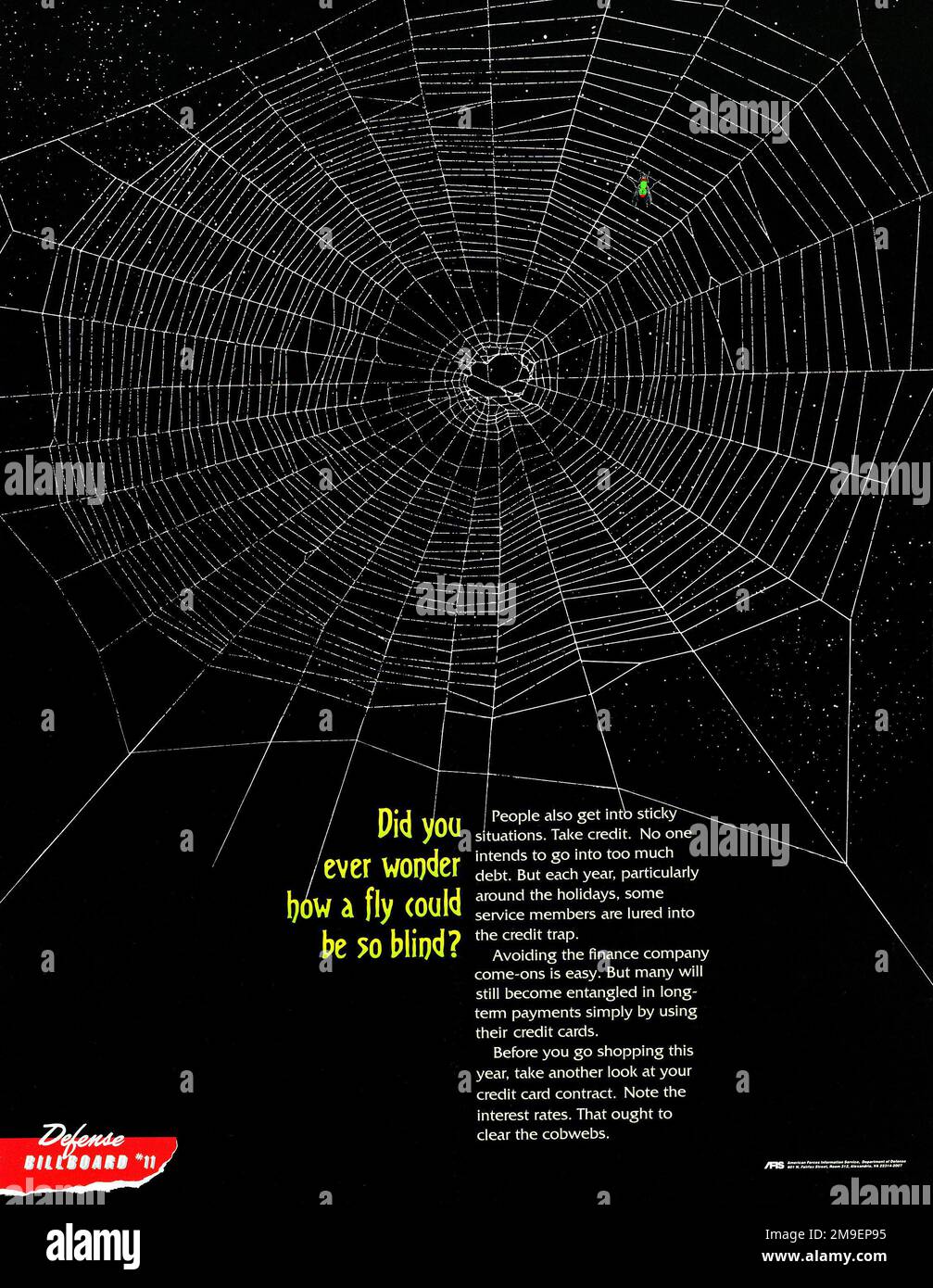 AFIS BILLBOARD POSTERS. CONSUMER DEBT. DEFENSE BILLBOARD #11. Country ...