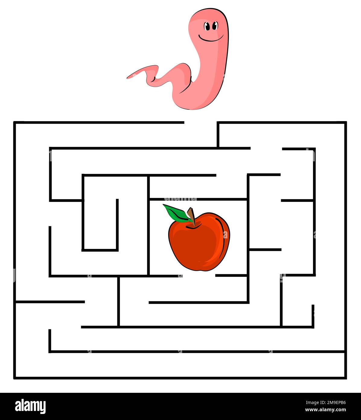 Find path game children hi-res stock photography and images - Alamy