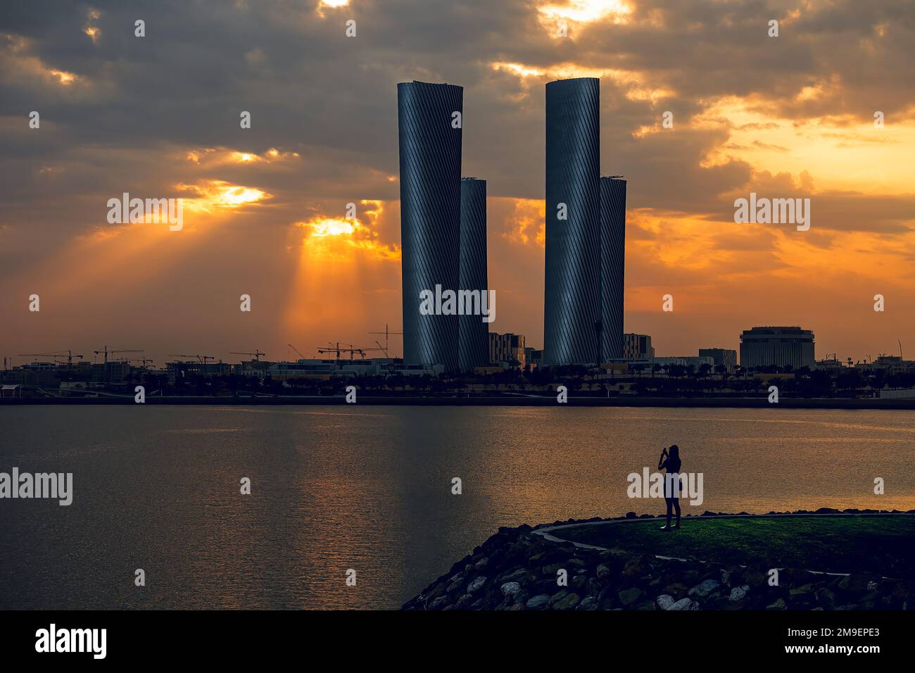 Lusail Plaza 4 tower. Al Saad Tower Lusail boulevard newly develop city ...