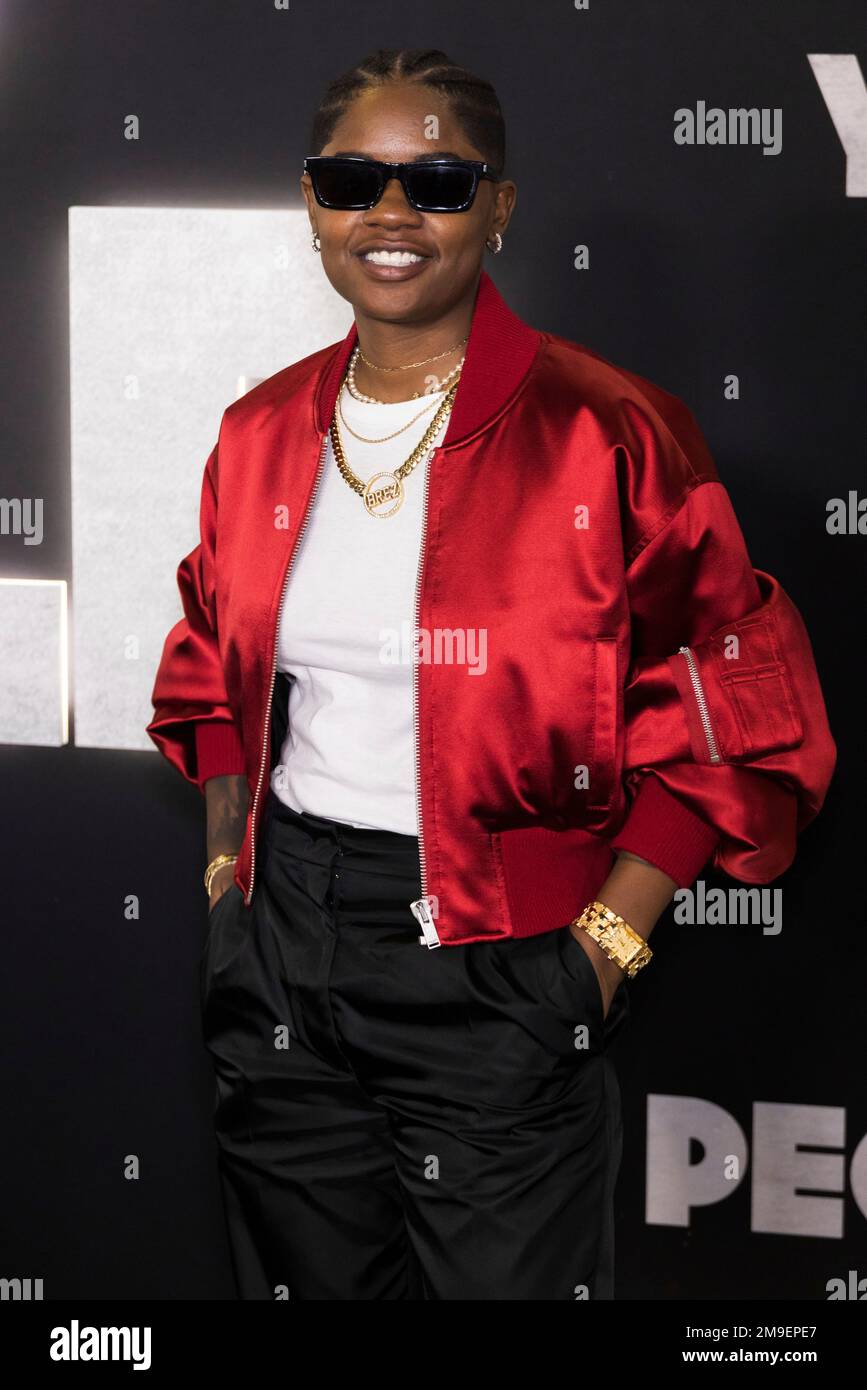 Bre-Z arrives at the premiere of Netflix's "You People" on Tuesday ...