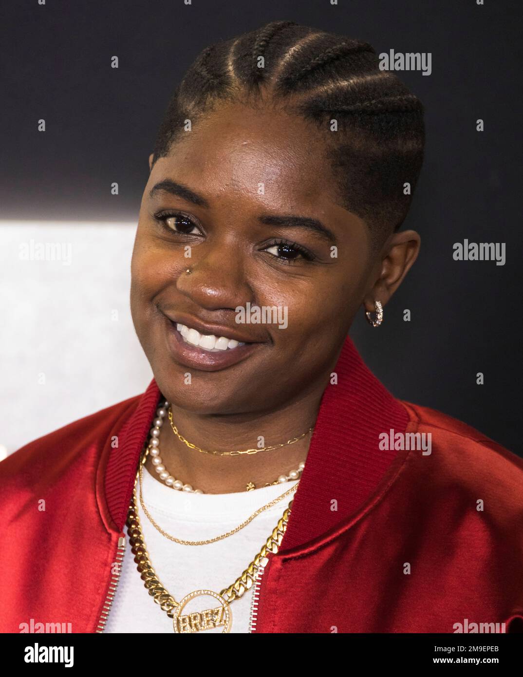 Bre-Z arrives at the premiere of Netflix's "You People" on Tuesday ...